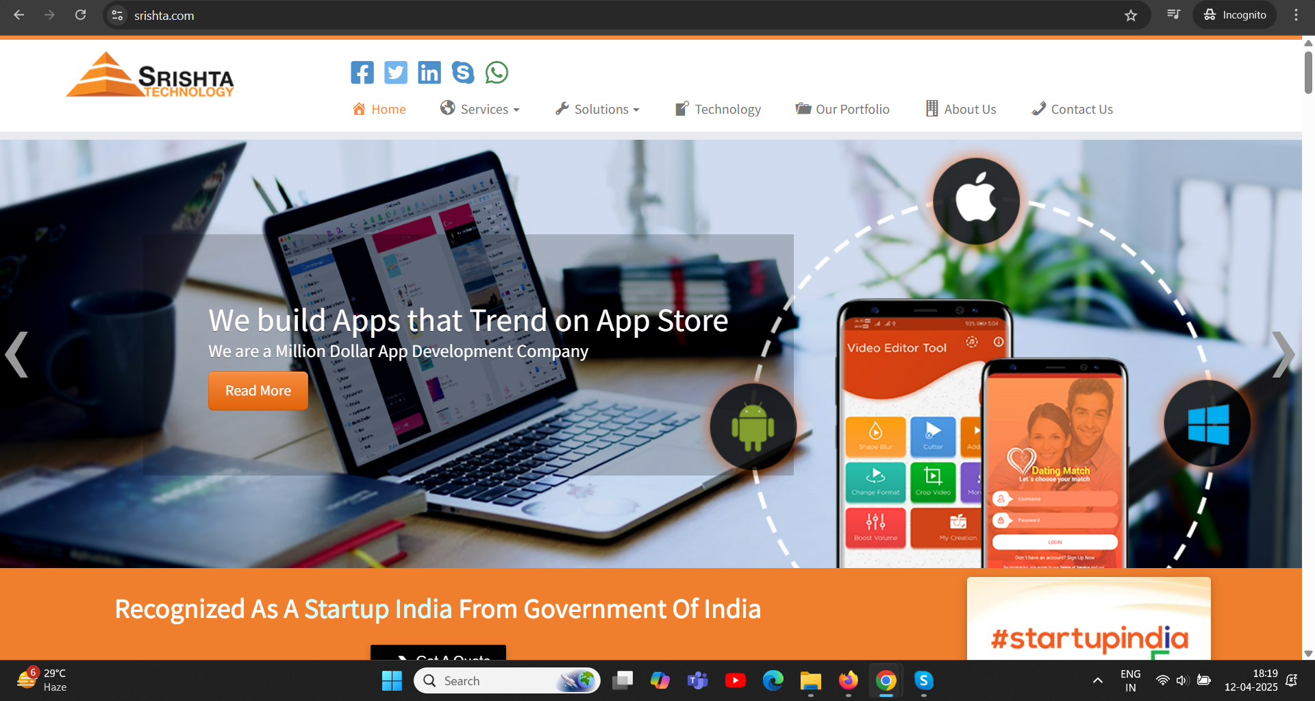 List of Top 10+ Mobile App Development Companies in India - Srishta Technology
